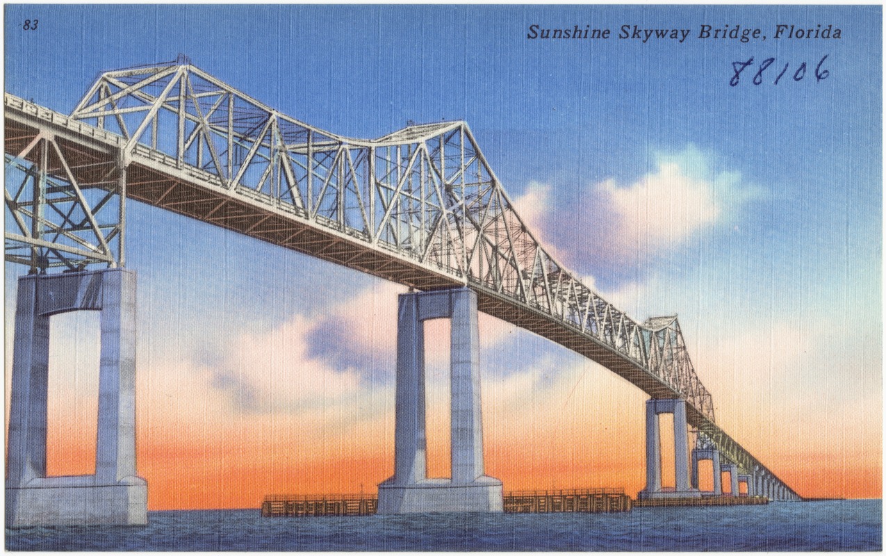 Sunshine Skyway Bridge, Florida - Digital Commonwealth