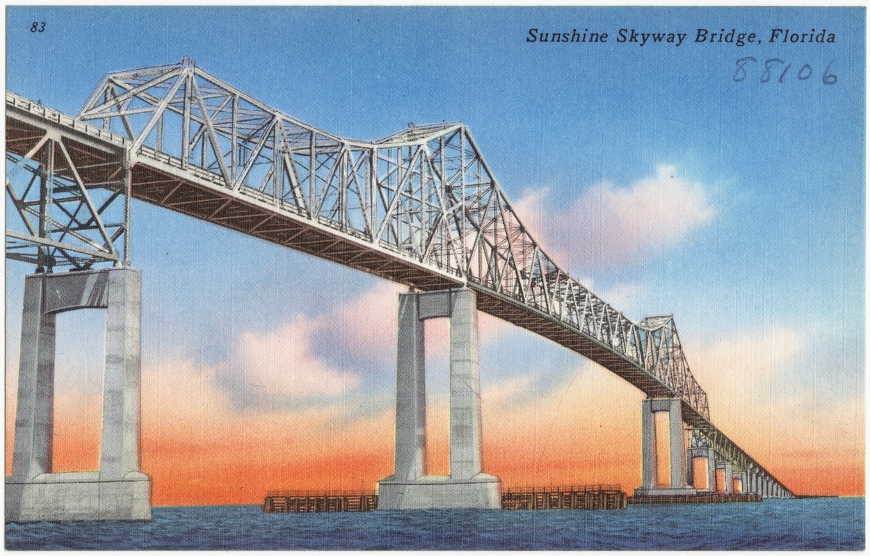 Sunshine Skyway Bridge, Florida - Digital Commonwealth