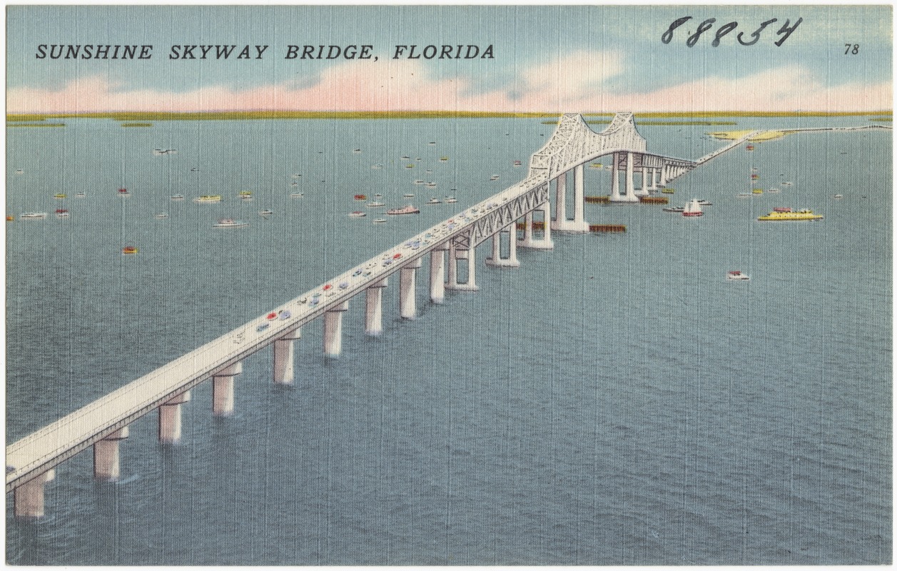 Sunshine Skyway Bridge, Florida - Digital Commonwealth