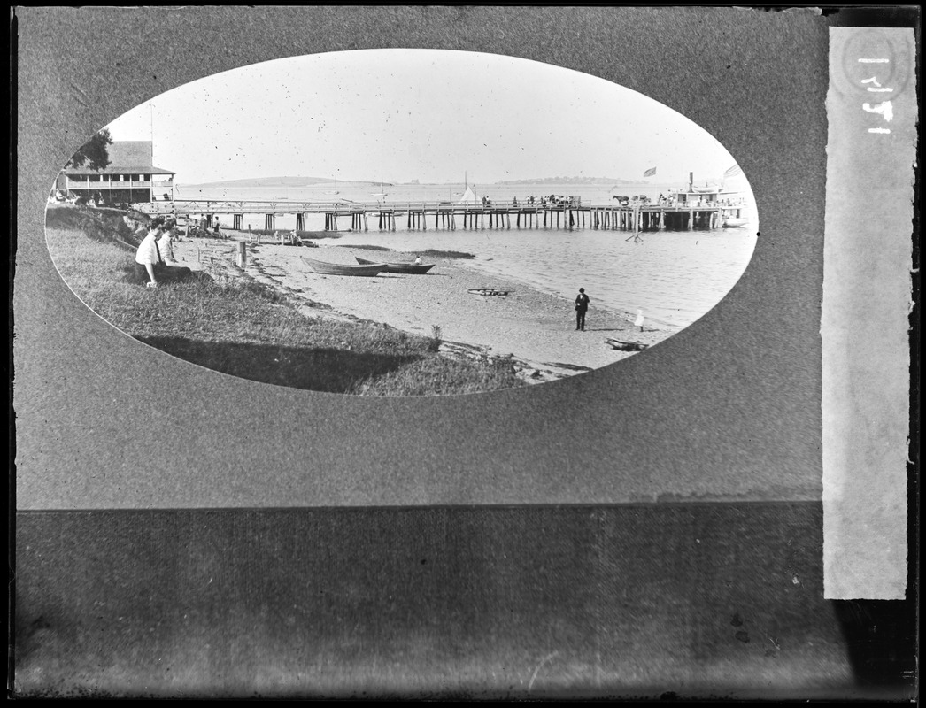 Steamboat pier at Houghs Neck - Digital Commonwealth