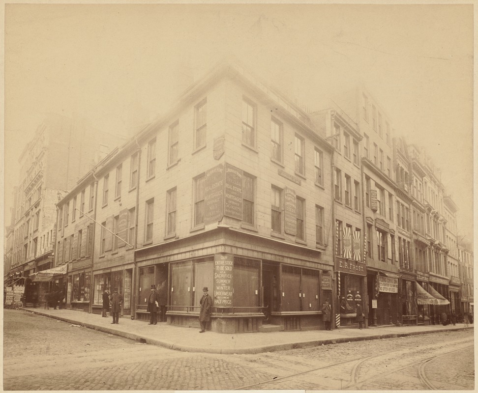 Site of Ames Building - 1891 - Digital Commonwealth