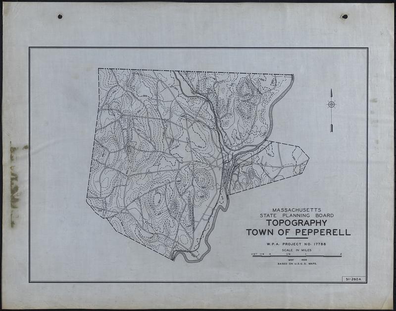 Topography Town of Pepperell - Digital Commonwealth