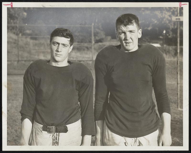 Boston English High Co-Captains - Quarterback Steve Ruggiero (left) and ...