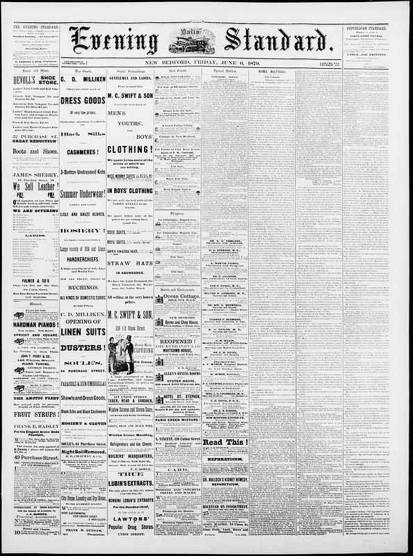 Evening Standard. June 06, 1879 - Digital Commonwealth