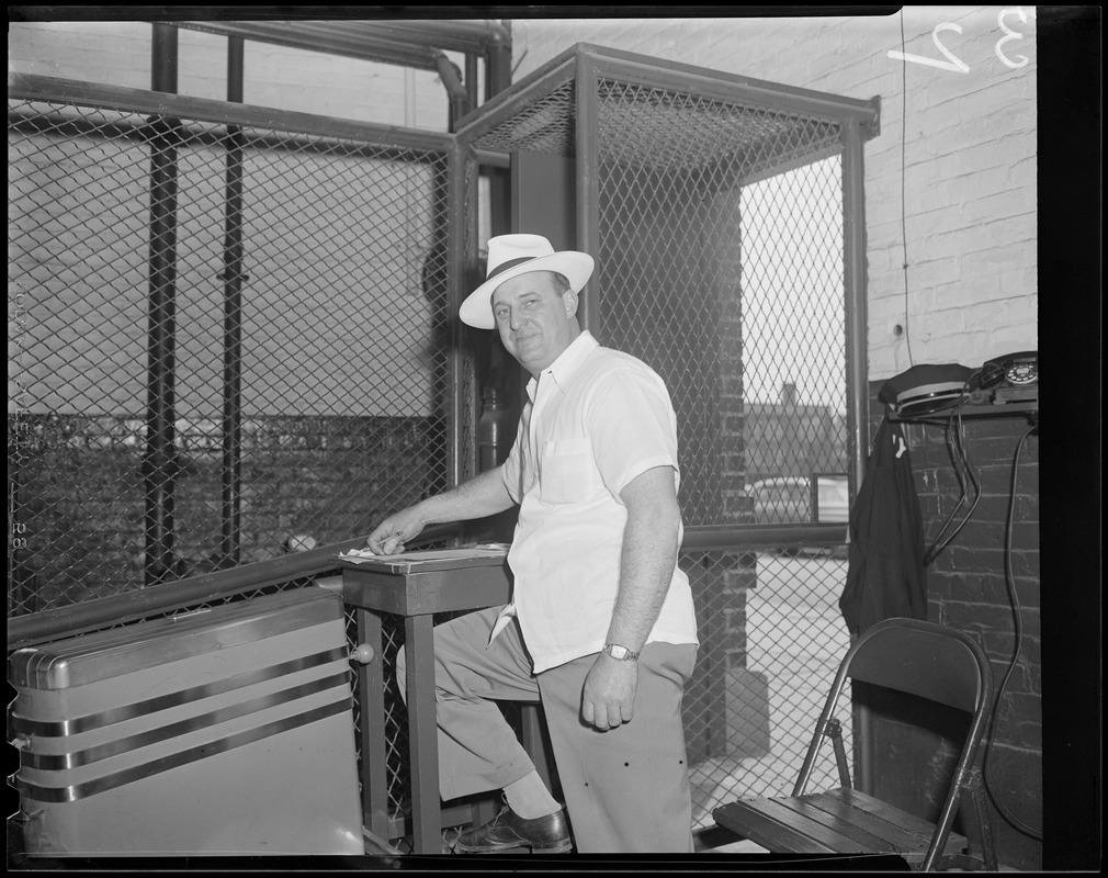 Misc. Boston (man at gate) - Digital Commonwealth