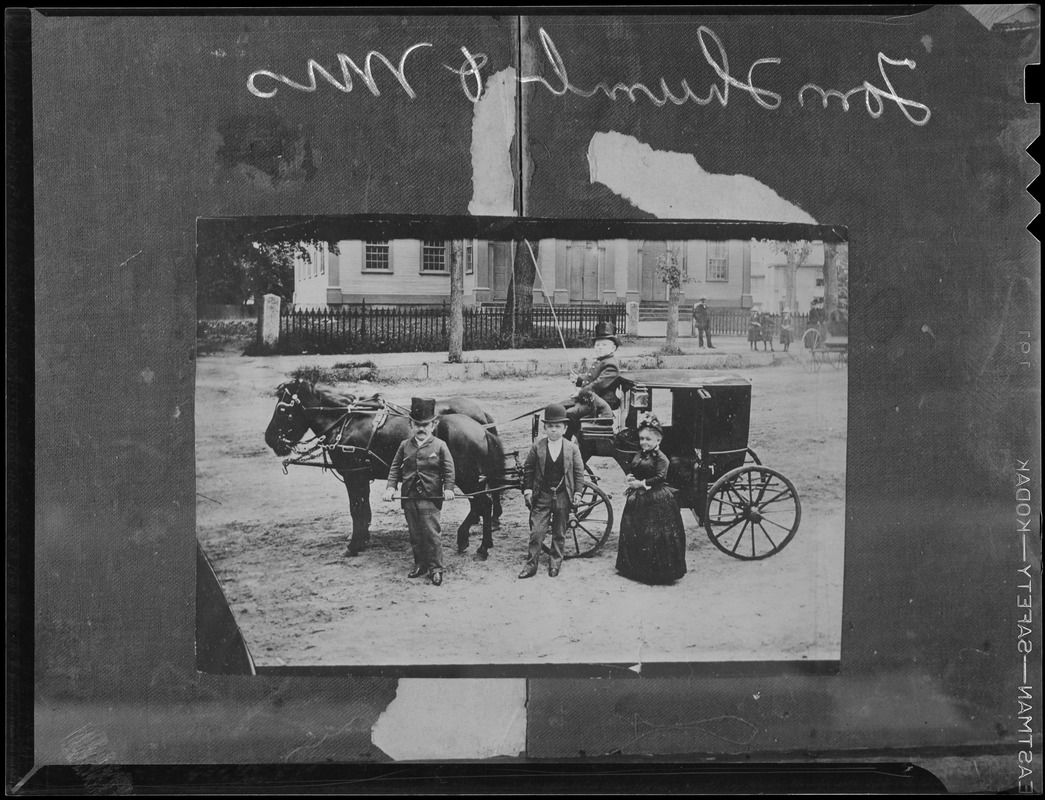 Tom & Mrs. Thumb and their pony carriage - Digital Commonwealth