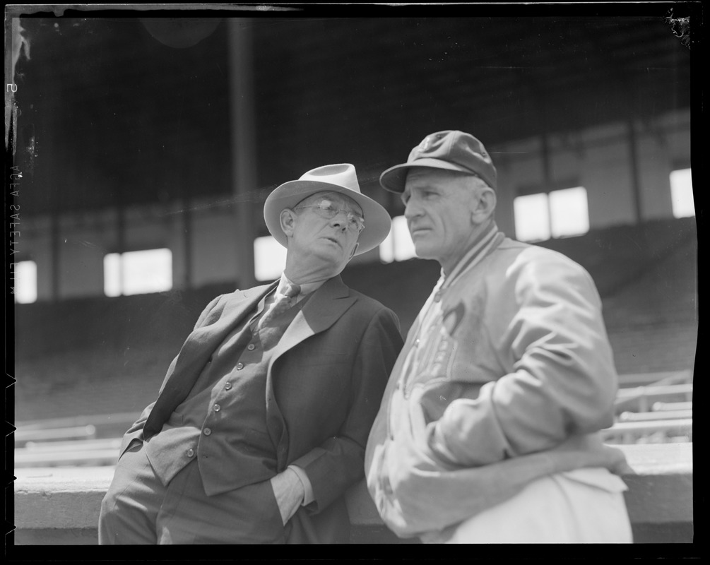 Two baseball men - Casey Stengel, Boston Braves - Digital Commonwealth