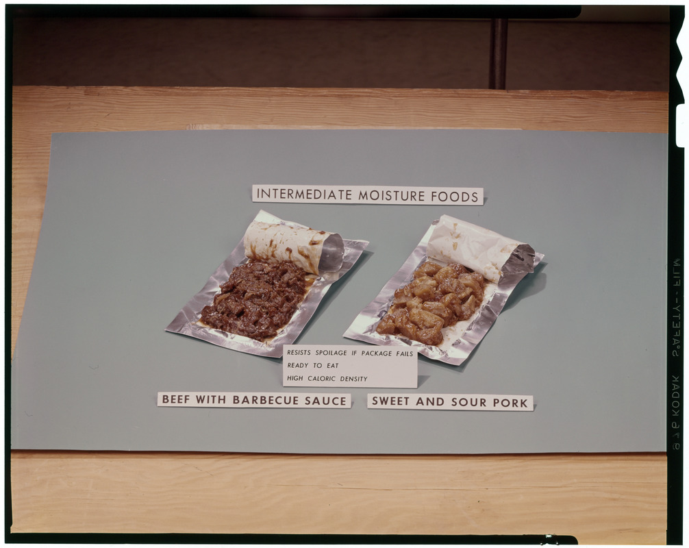 Intermediate moisture foods, beef with barbecue sauce, sweet and sour ...