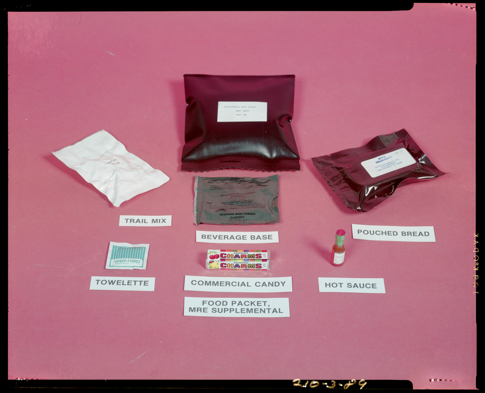 Food packet, MRE supplemental - Digital Commonwealth