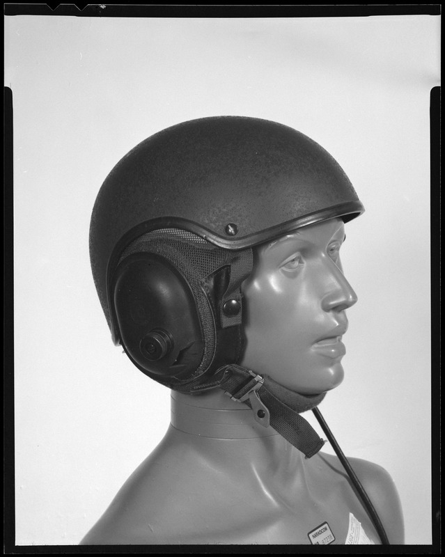 IPL, combat vehicle crewmens helmet - Digital Commonwealth