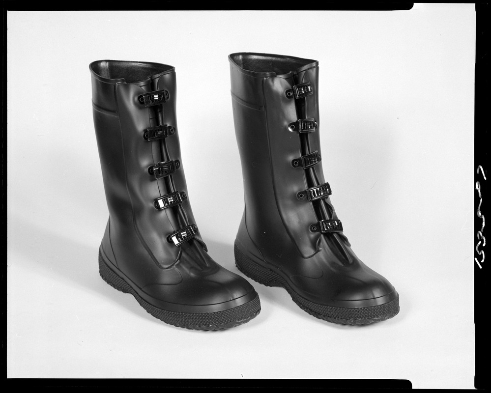 IPL, new plastic (experimental) overboot - Digital Commonwealth