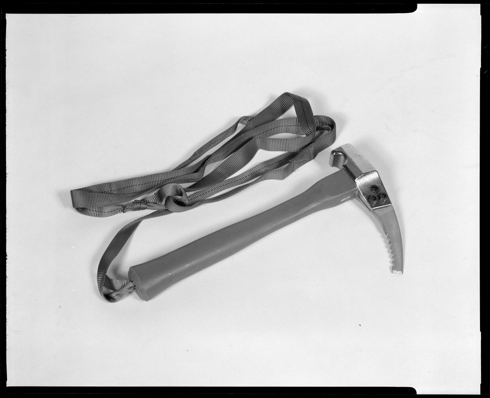 IPL, ice hammer with strap - Digital Commonwealth