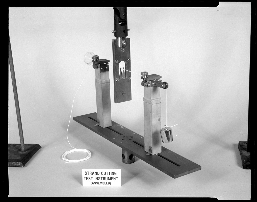 Strand cutting test instrument (assembled) - Digital Commonwealth