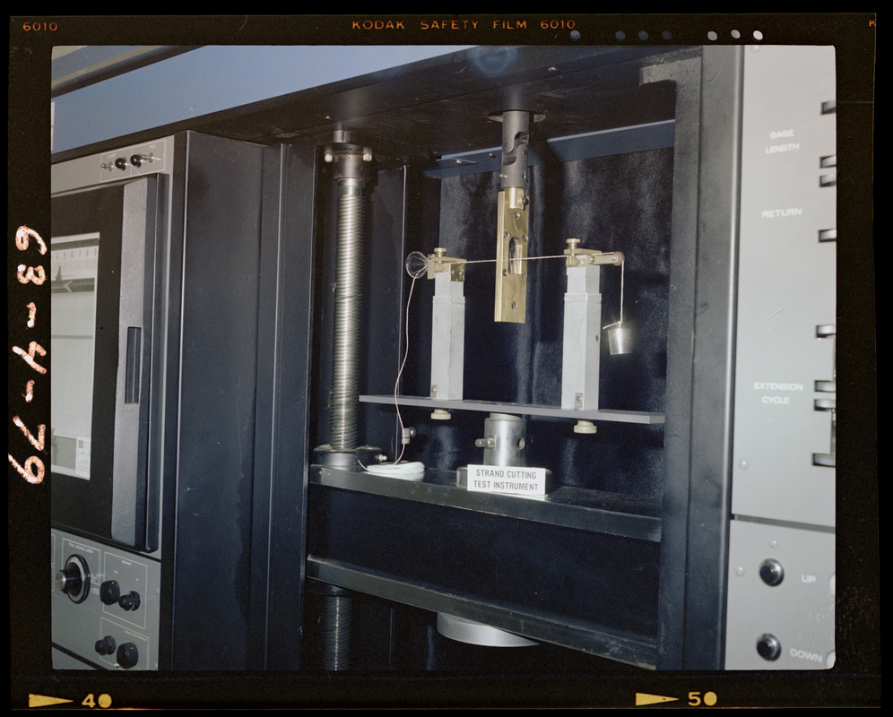 Strand cutting test instrument - Digital Commonwealth