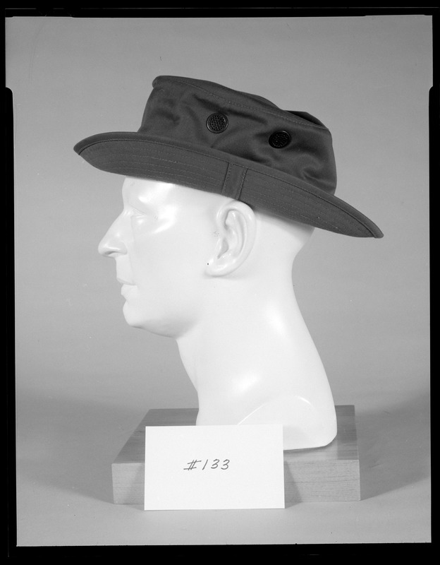 Men's army head gear - Digital Commonwealth