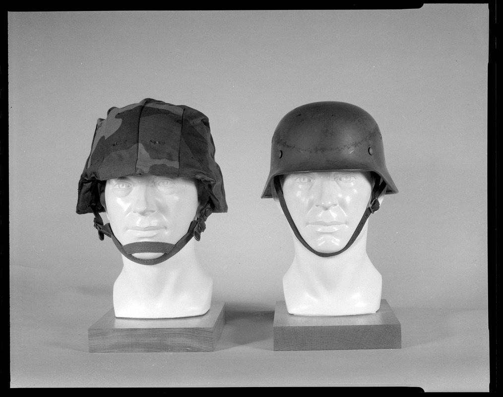 Helmets, front view - Digital Commonwealth