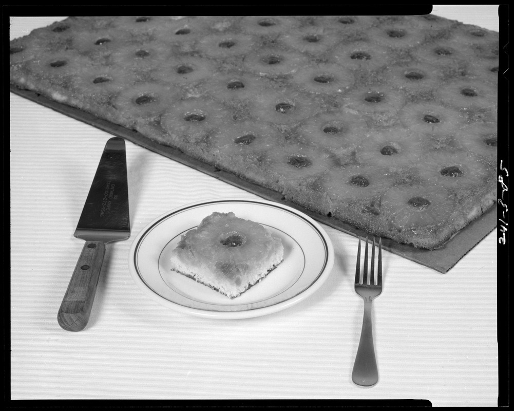 FEL pinapple upside down cake - Digital Commonwealth