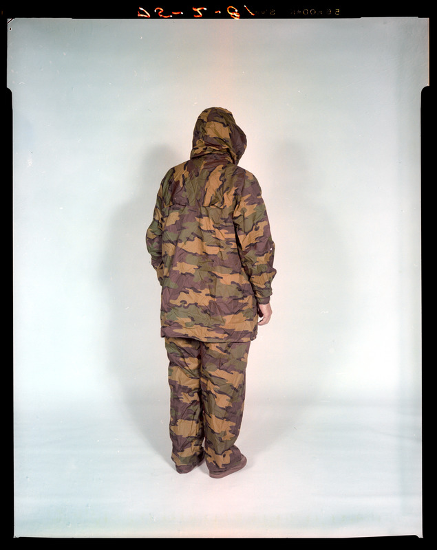 Camouflage uniform, back view - Digital Commonwealth