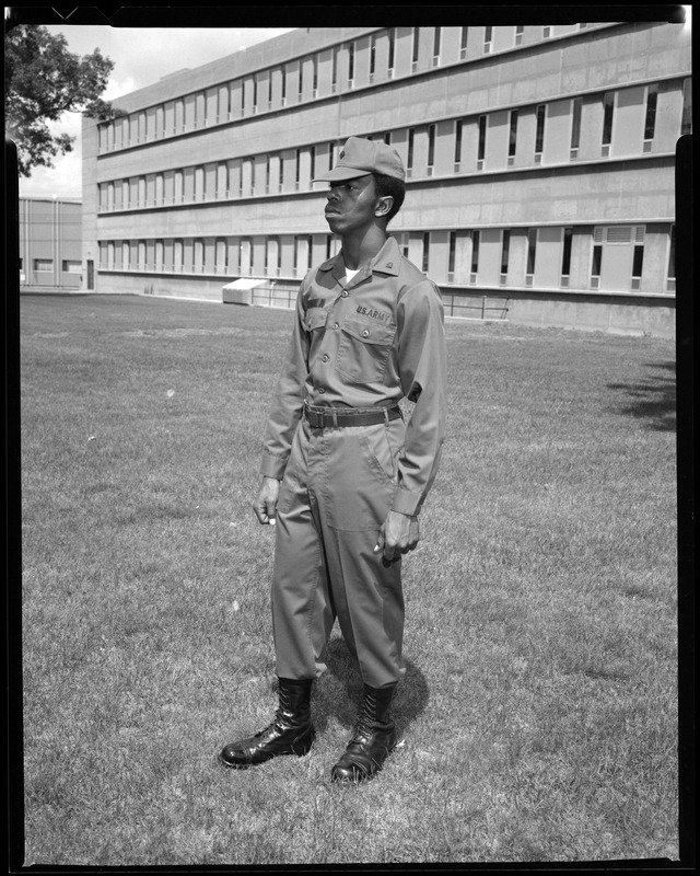 CEMEL utility, durable press uniform, vertical - Digital Commonwealth