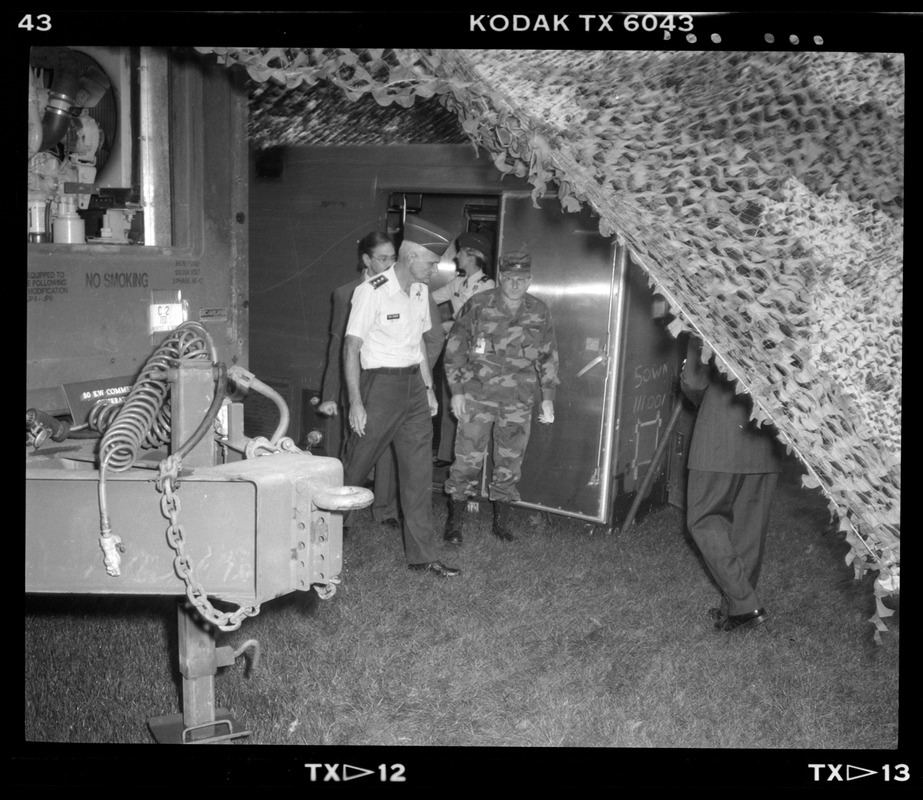 Gen Soloman visiting Natick Labs - Digital Commonwealth