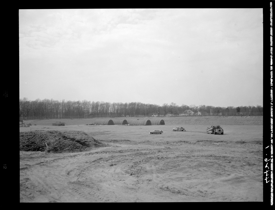 Open area with earth excavation - Digital Commonwealth