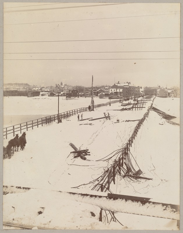 Fallen power lines - Digital Commonwealth