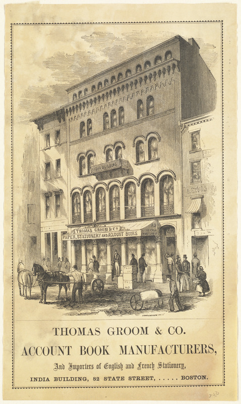 Thomas Groom & Co. account book manufacturers - Digital Commonwealth