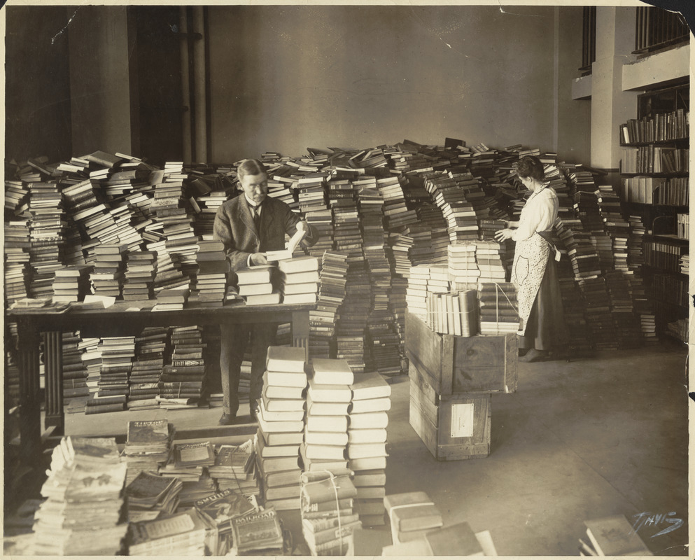 Central book stock. Branch issue section - Digital Commonwealth