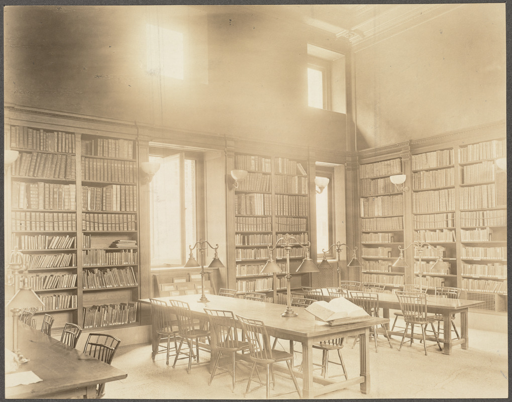 Boston Public Library, Copley Square. Teachers' room - Digital Commonwealth