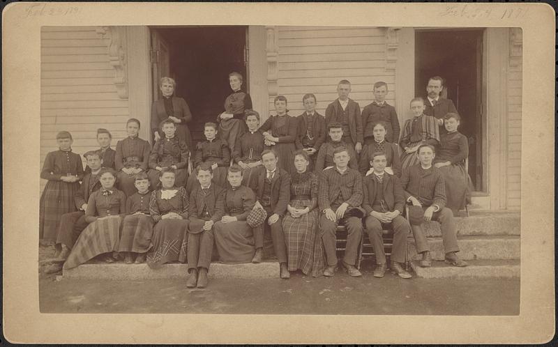 Freshman class of high school with teachers, Feb 24th, 1891 - Digital ...