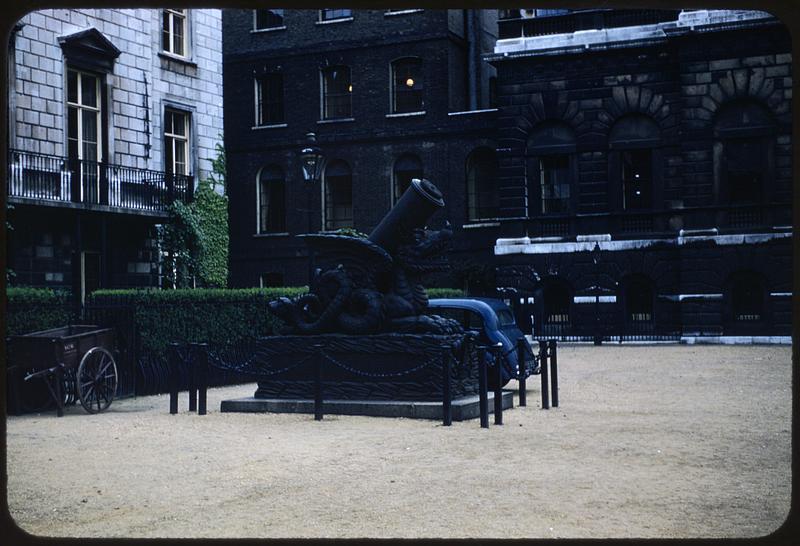 Cannon, back of Whitehall - Digital Commonwealth