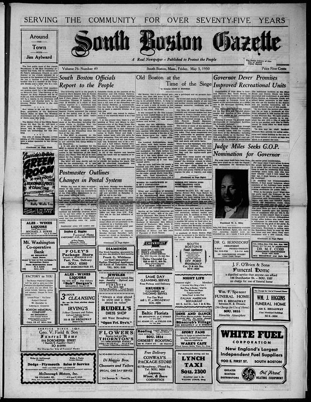 South Boston Gazette, May 05, 1950 - Digital Commonwealth