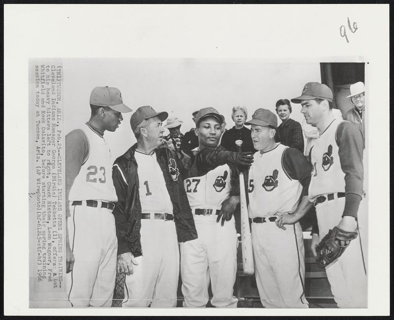 Cleveland Indians Opens Spring Training--Cleveland Indians Manager ...
