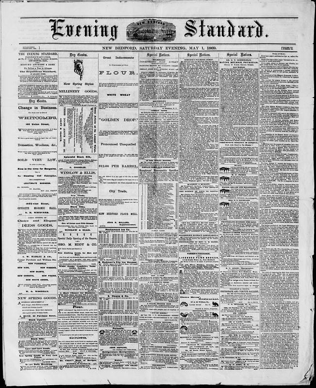 Evening Standard. May 01, 1869 - Digital Commonwealth