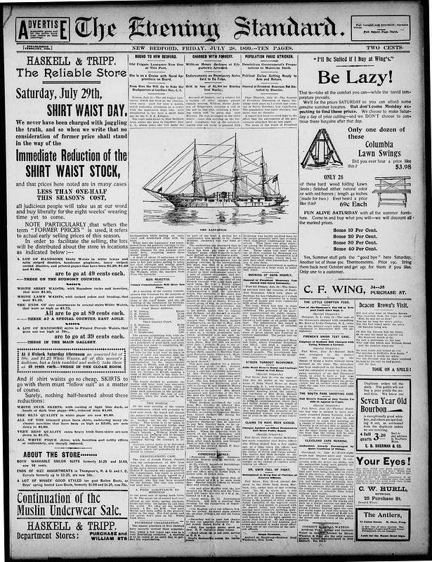Evening Standard. July 28, 1899 - Digital Commonwealth