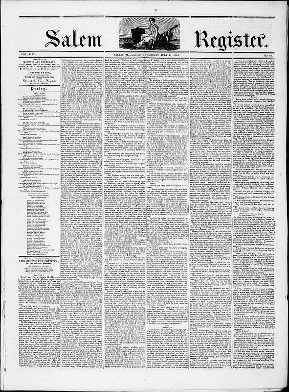 Salem Register. July 11, 1844 - Digital Commonwealth