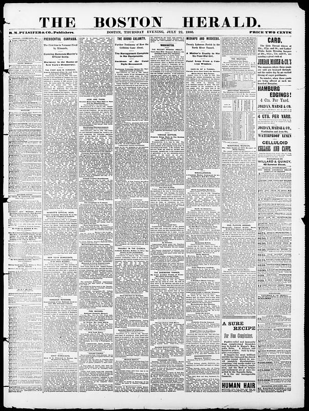 The Boston Herald. July 22, 1880 - Digital Commonwealth