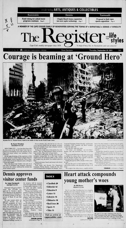 The Register. September 20, 2001 - Digital Commonwealth