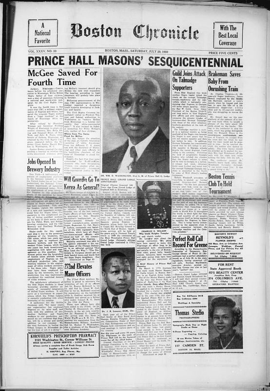 Boston Chronicle. July 29, 1950 - Digital Commonwealth