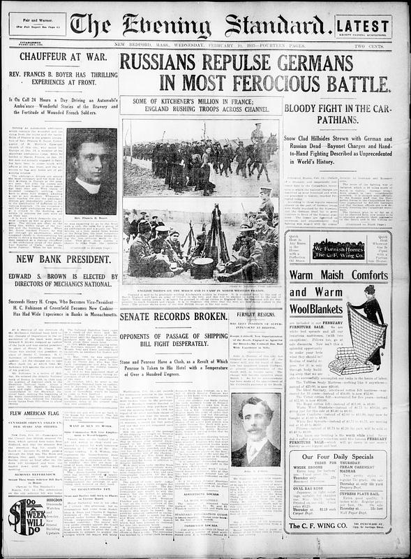 Evening Standard. February 10, 1915 - Digital Commonwealth