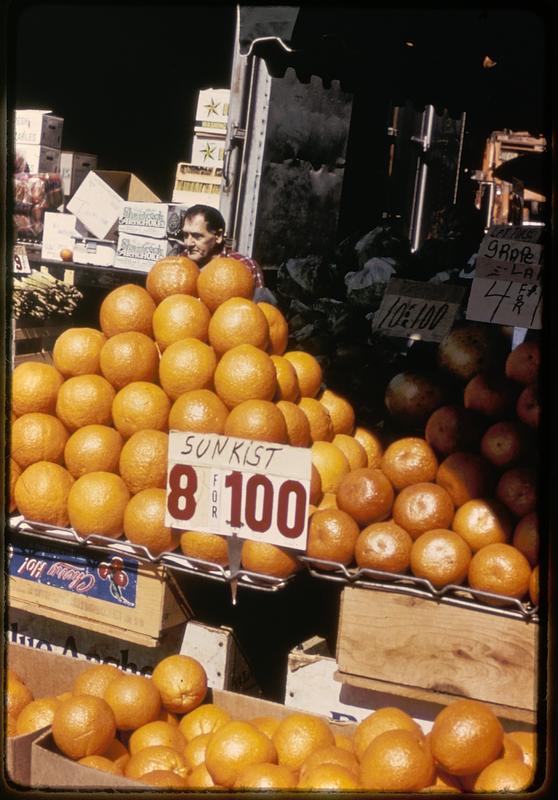 Oranges for sale, 8 for $1.00 - Digital Commonwealth