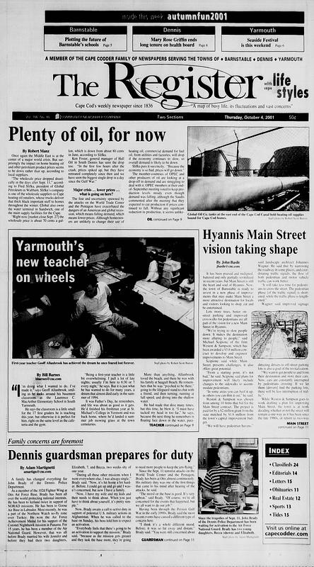 The Register. October 04, 2001 - Digital Commonwealth
