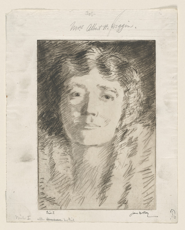 Portrait of Mrs. Albert H. Wiggin - Digital Commonwealth