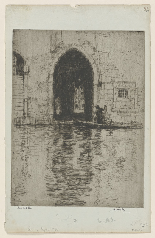 Sotto Portico, Venice - Digital Commonwealth