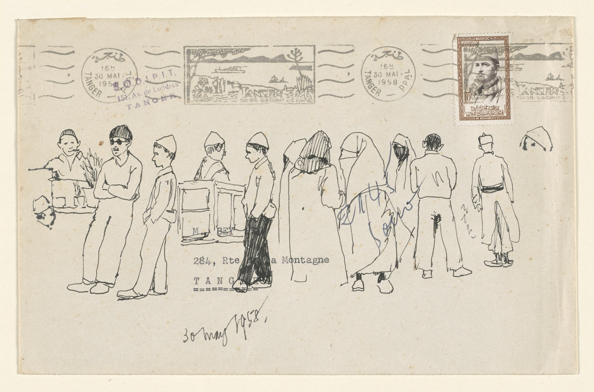 Moroccan people in Tangier - Digital Commonwealth