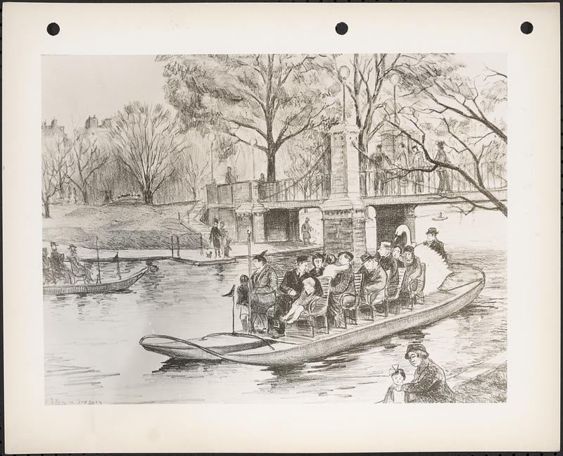 Spring day, Boston Public Garden - Digital Commonwealth