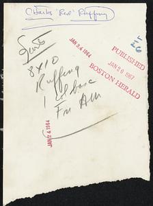 Charles "Red" Ruffing - Digital Commonwealth