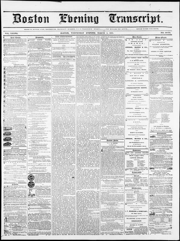Boston Evening Transcript - Digital Commonwealth