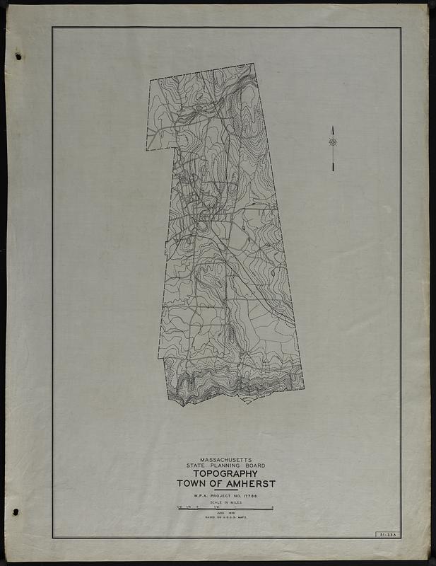 Topography Town of Amherst - Digital Commonwealth