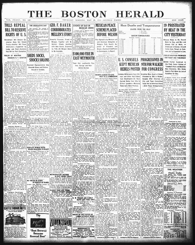 The Boston Herald. May 28, 1914 - Digital Commonwealth